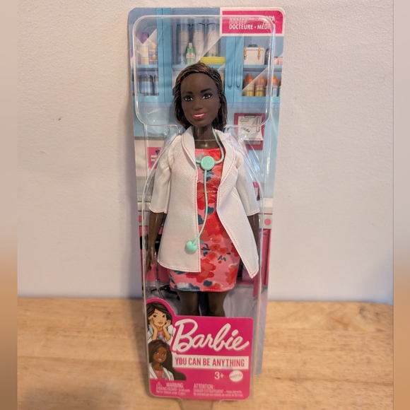 Barbie | Toys | Barbie Medical Professional Doll With White And Pink ...